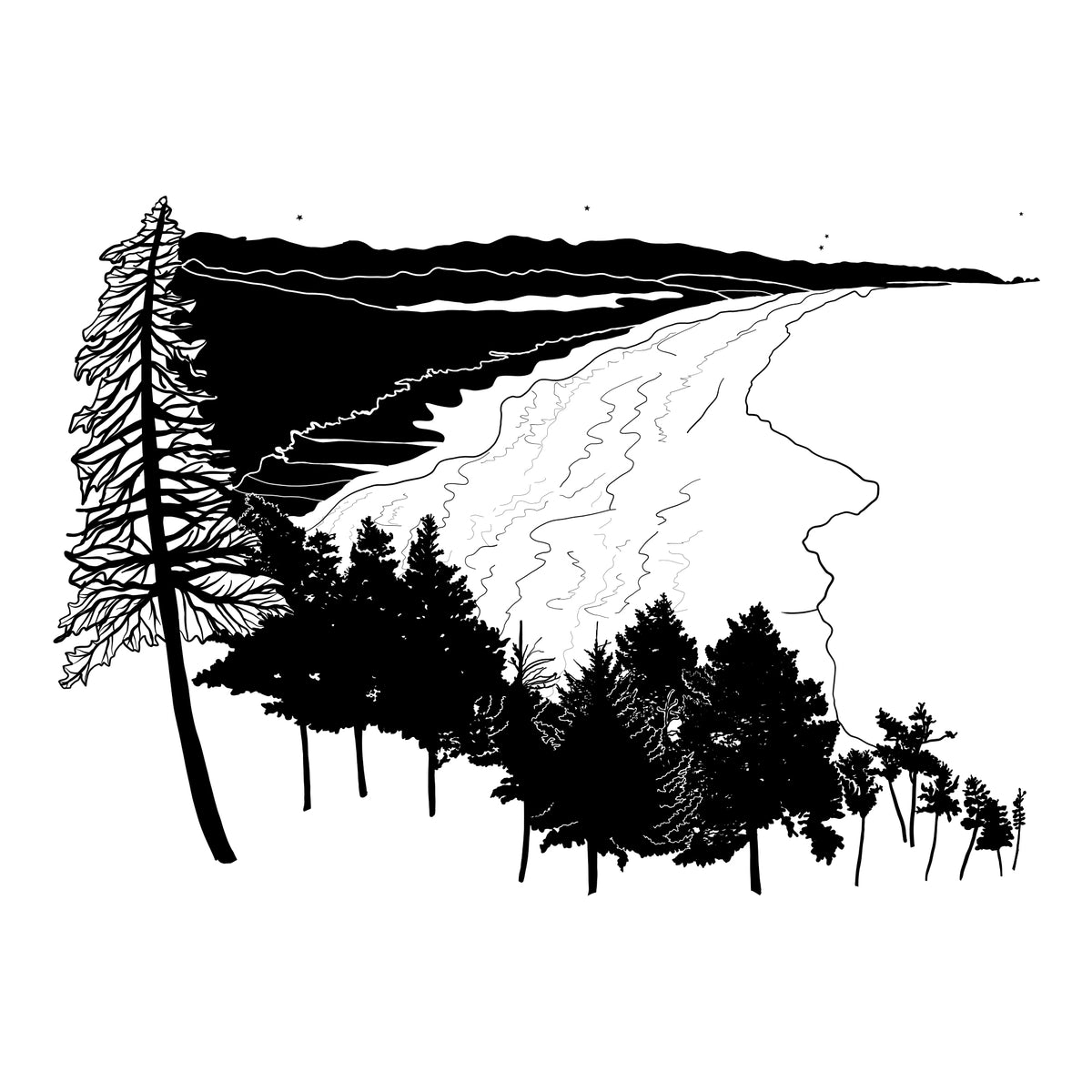 Landscape Series Man in the Sea – Salty Raven