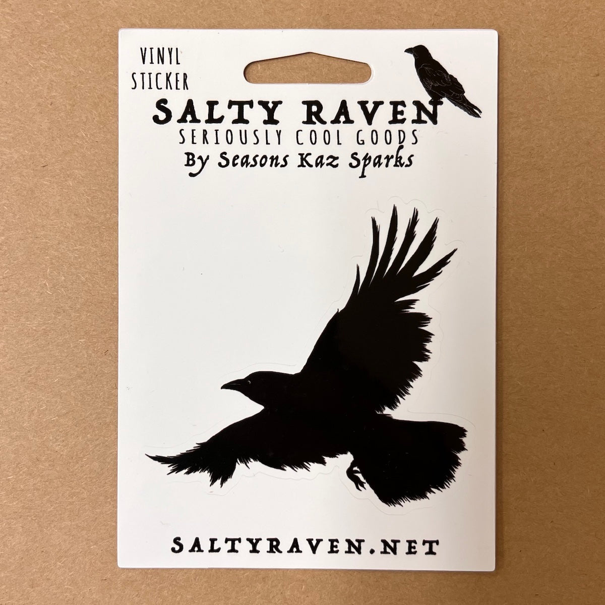 Flying Raven HVS Vinyl Peel Away Sticker – Salty Raven