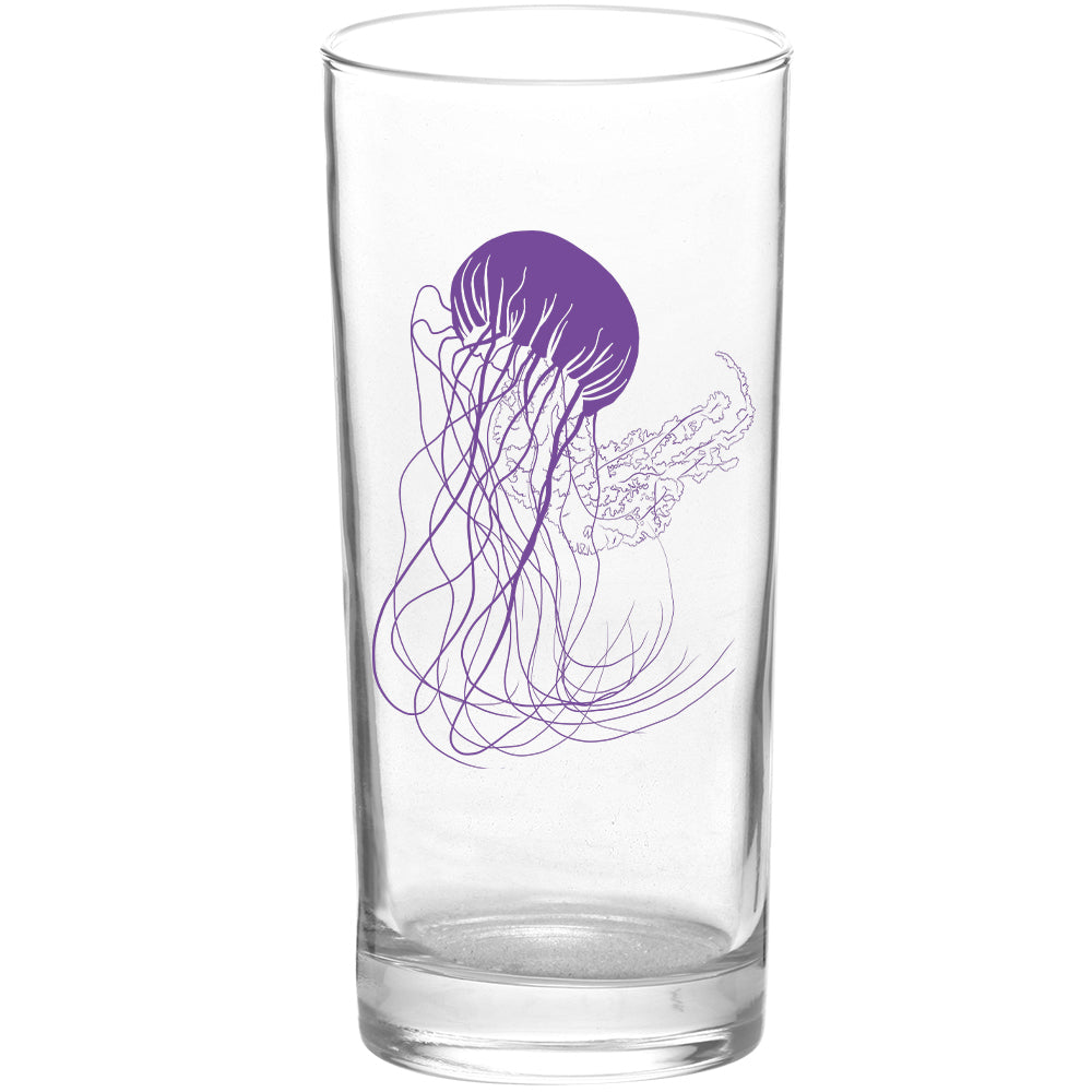 Jellyfish Limbo Colors Purple Tall Collins Glass – Salty Raven