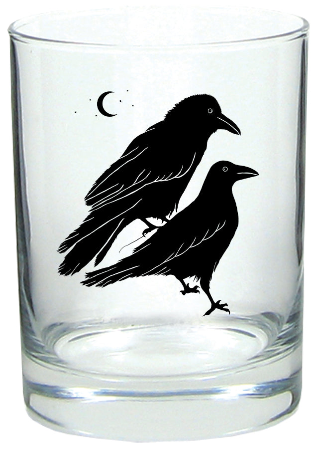 Celestial Raven Lowball Rocks Glass – Salty Raven