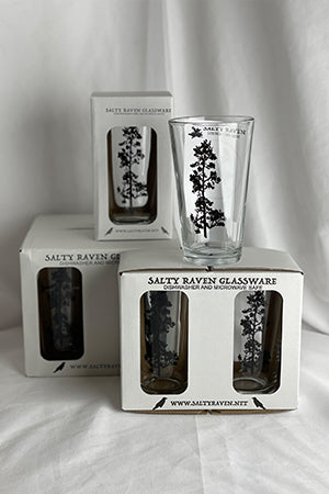 Pine Tree Pint Glass – Salty Raven