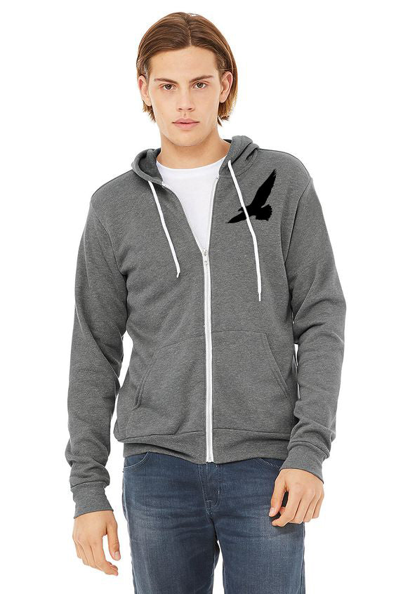 Seagull Beach *Limited Edition* Ultra Soft Zip-Up Hoodie - Unisex Deep ...