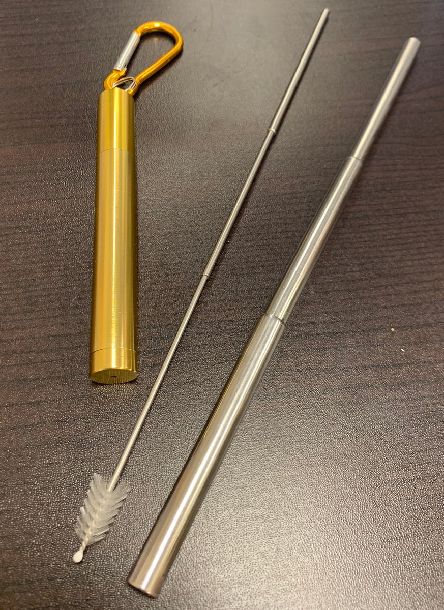 Telescoping - Stainless Straw – Salty Raven