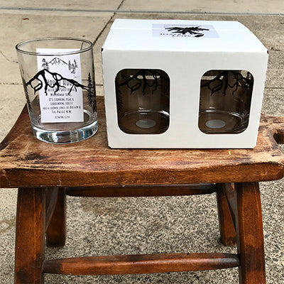 Mountain Forest Lowball Rocks Glass – Salty Raven