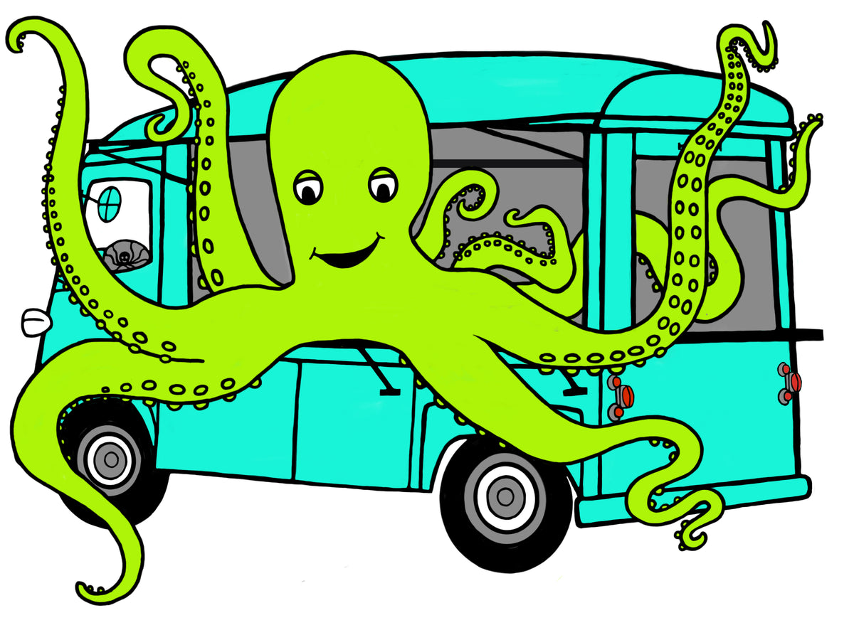 Octo Taco Die-Cut Vinyl Stickers – Salty Raven